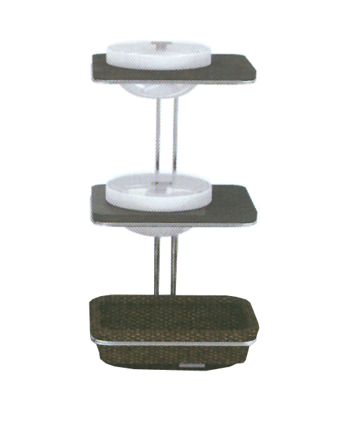 ΣΤΑΝΤ 3 ΘΕΣΕΩΝ ΞΥΛΙΝΟ & ΙΝΟΧ 58489 - Kiourtzoglou